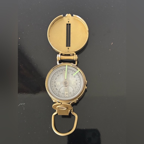 Dollond Londore | Other | Vintage Lensatic Solid Brass Nautical Compass ...